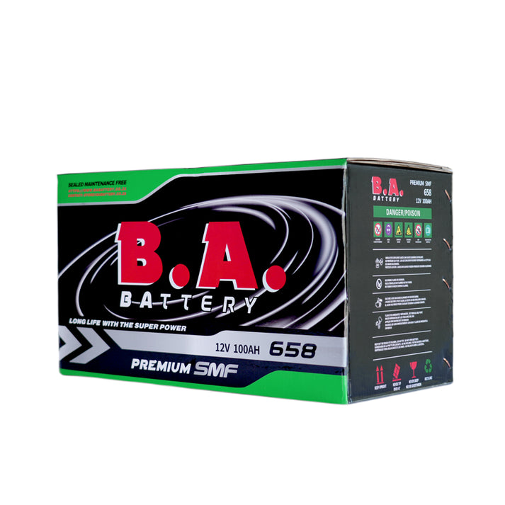 BA 658 – 12V Battery - 100 AH - 24 Month Warranty – BA Battery & Tyre